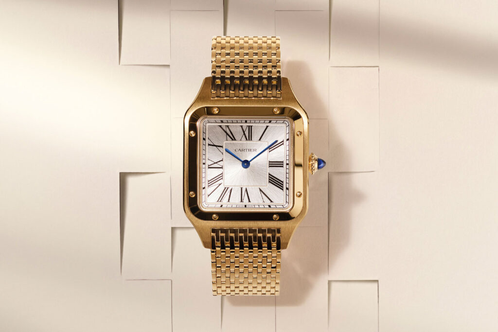 Cartier Santos-Dumont: A New Gold Bracelet Meets Timeless Elegance ...